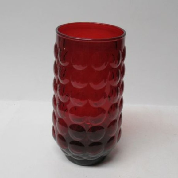 Fire King | Dining | Anchor Hocking Fire King Ruby Red Bubble 5 34 Inch ...